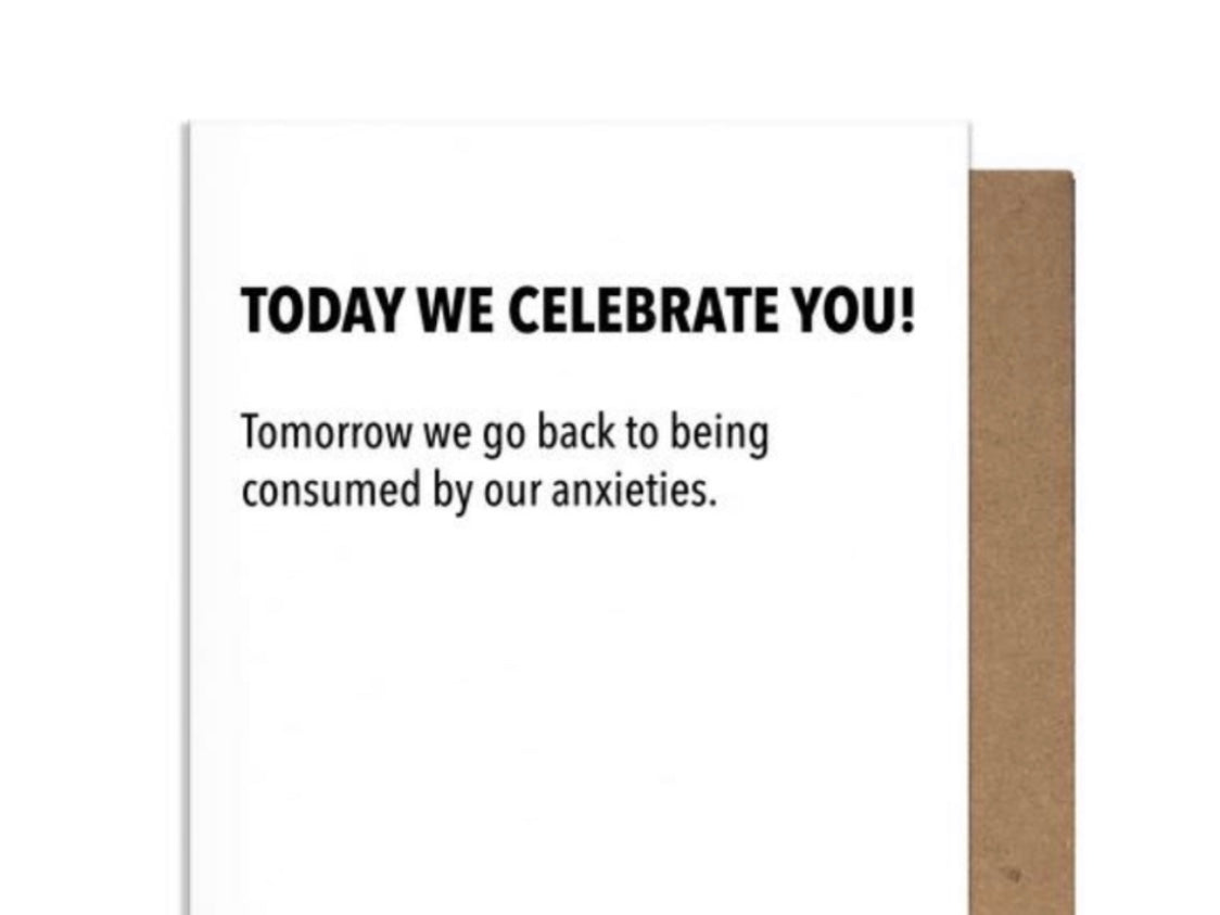 TODAY WE CELEBRATE YOU! card – Sense and Humor - fun. clever. tasteful ...